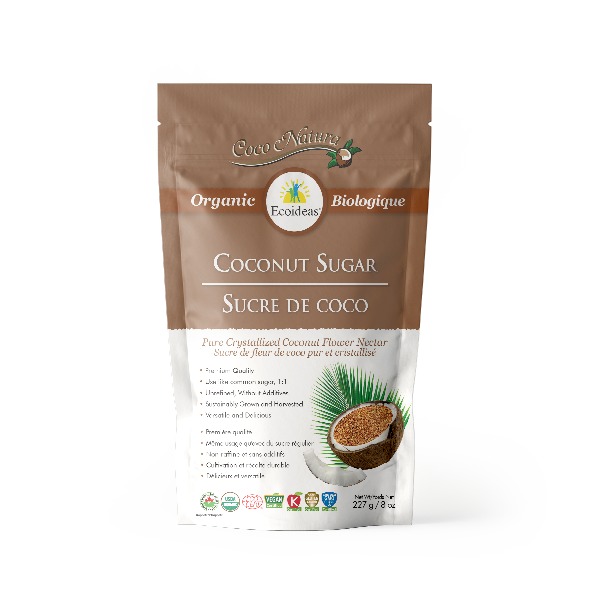 Coco Natura - Organic Coconut Sweetner - (227g) – Ecoideas
